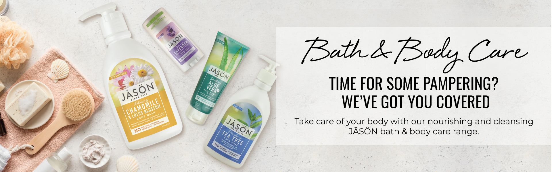 Hand and Body - Natural Beauty Products- Jason Natural